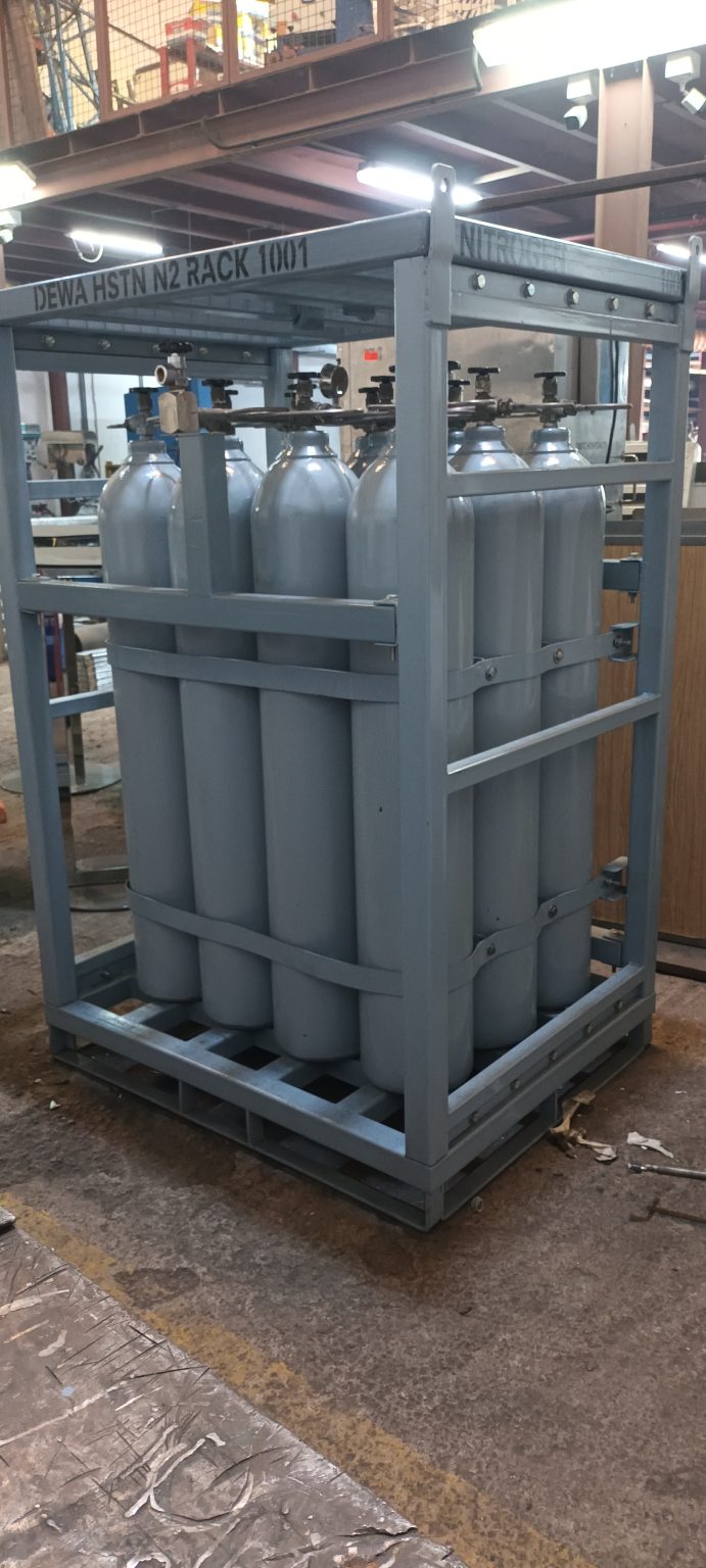 Nitrogen Cylinder Rack and Manifold System – Profen Fabrication